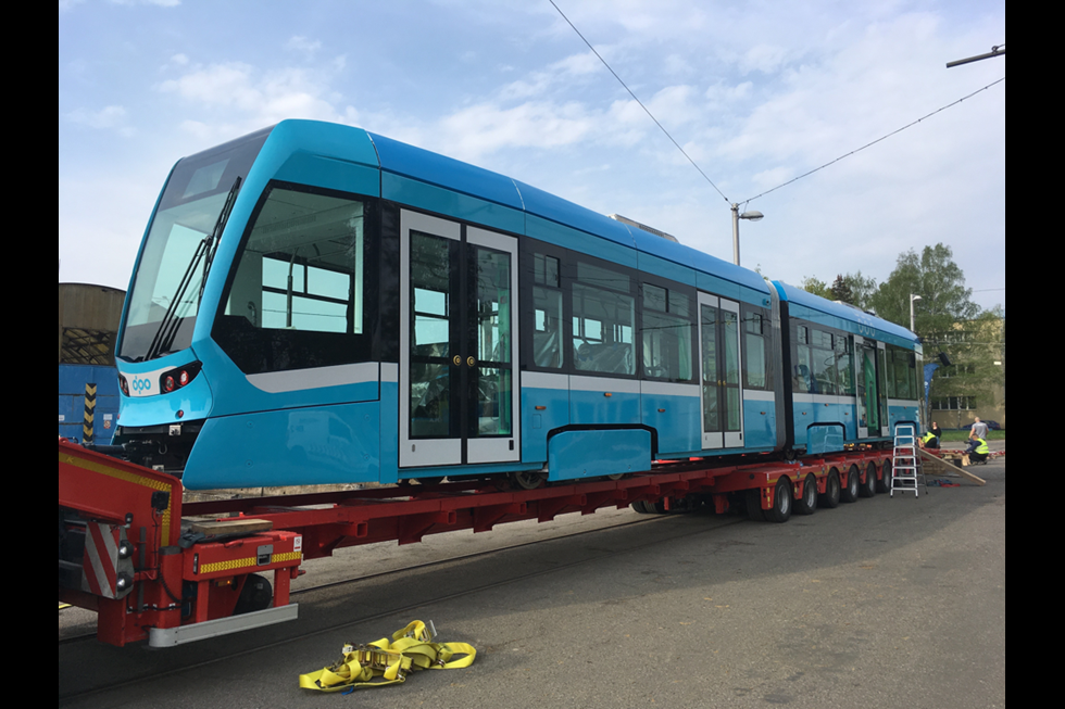 First Stadler tram delivered to Ostrava | News | Railway Gazette ...